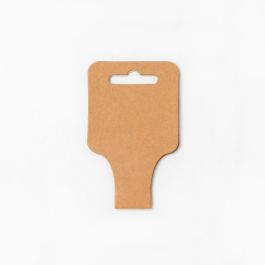 Brown Kraft hanging card. Pack of 50 - Inca